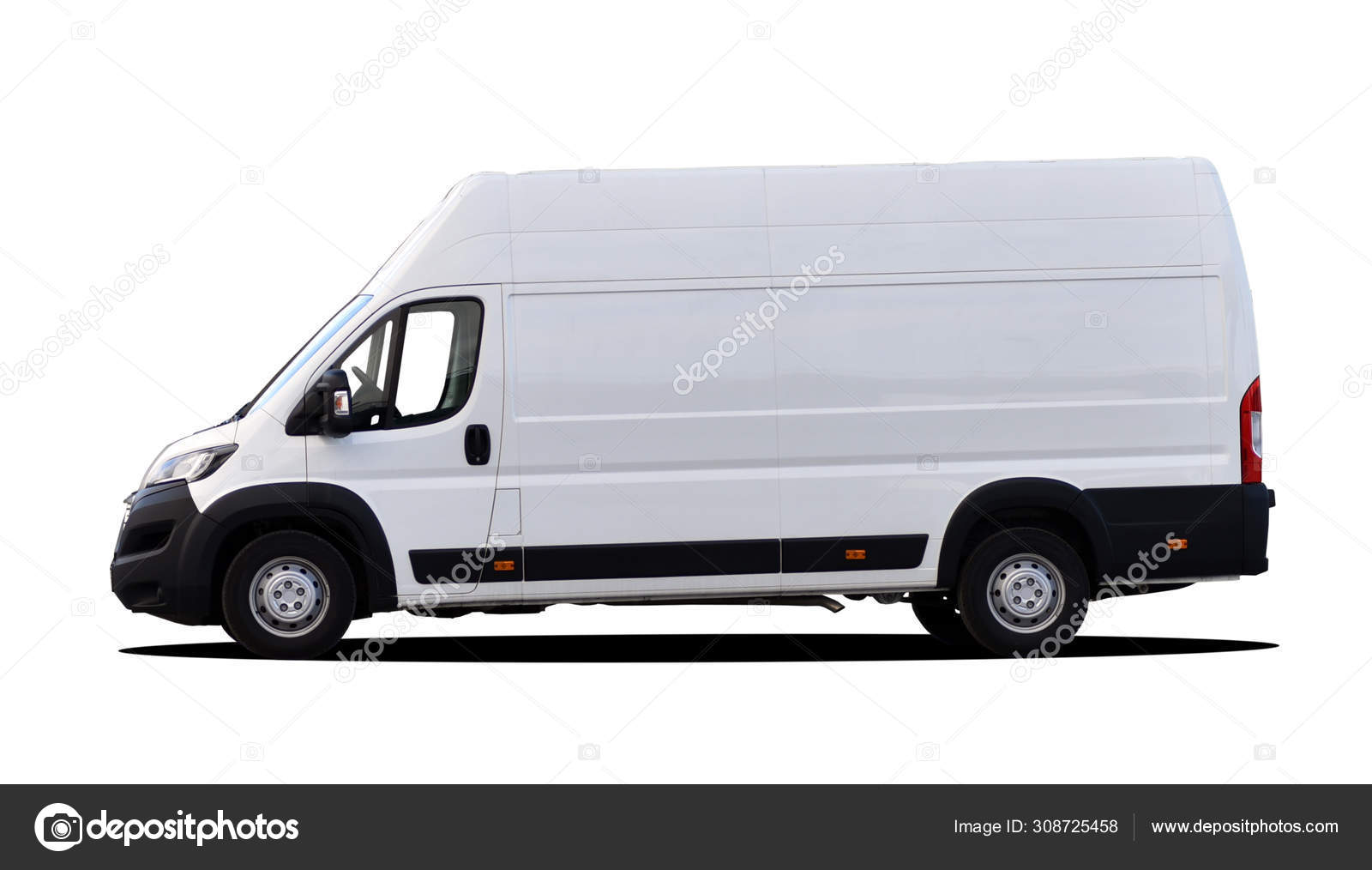 White Large Delivery Van — Stock Photo © aselsa #308725458