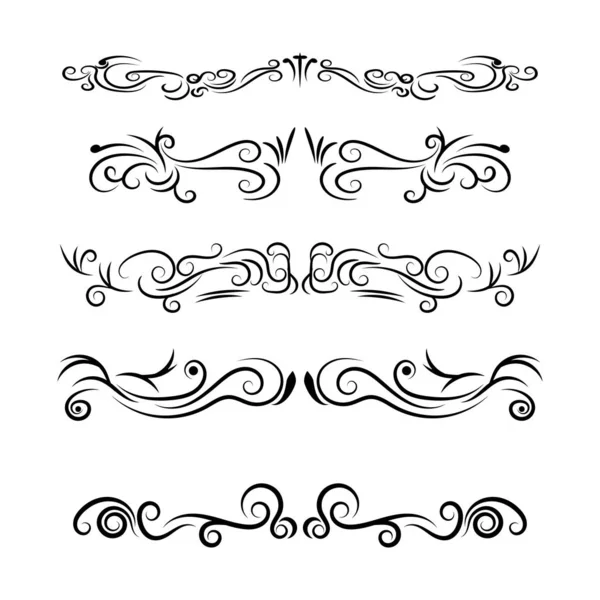 Simple Swirl Line Border