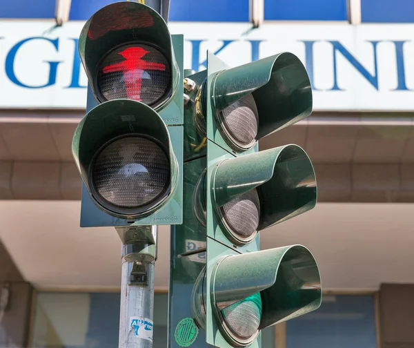 Ampelmann the symbol shown on pedestrian signals in Berlin, Germany ...