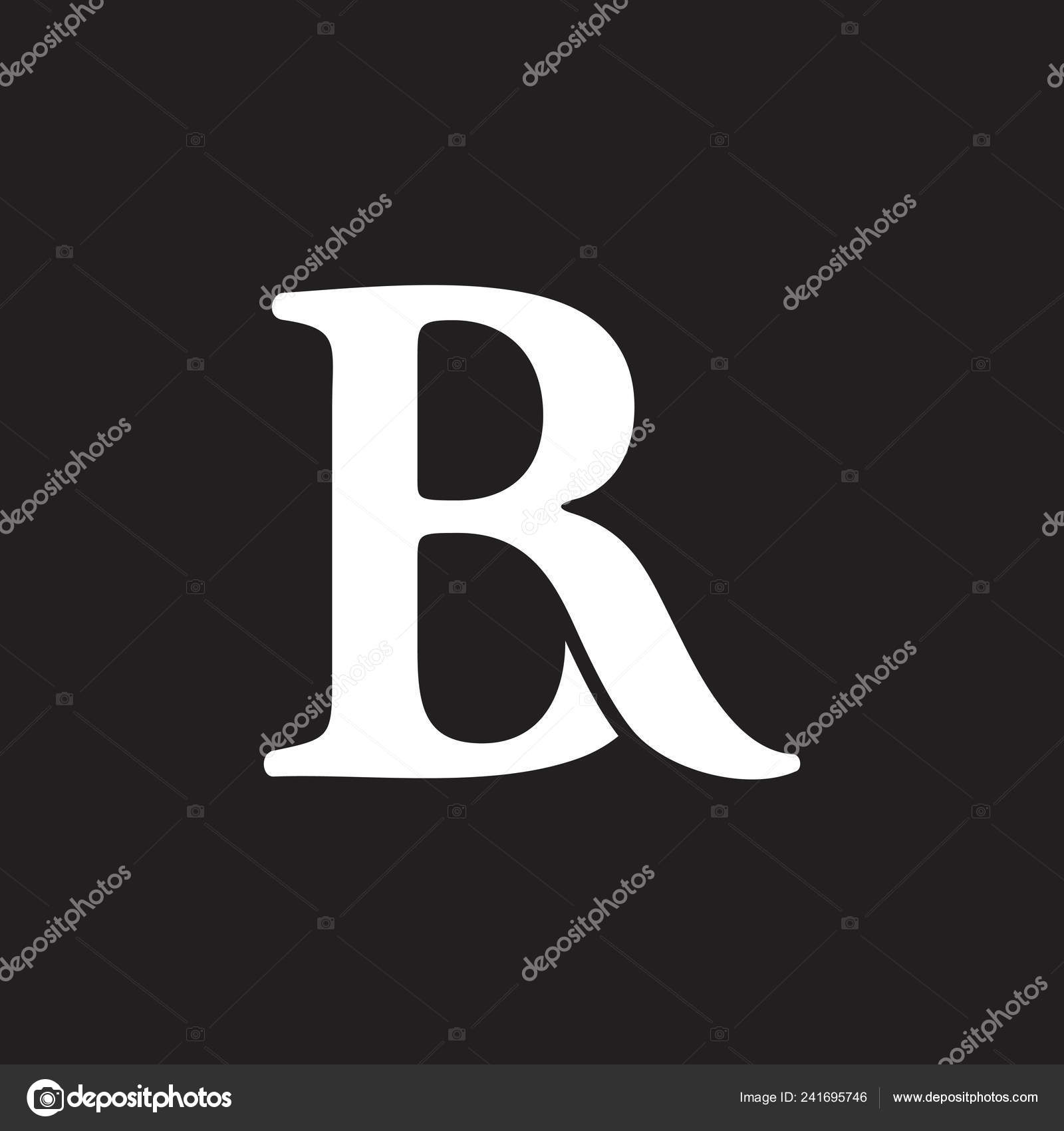 Abstract Letters Linked Simple Logo Stock Vector Image by ...
