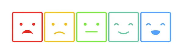 Emoticons Mood Scale White Background Stock Vector by ©Pureimagination ...