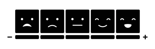 Emoticons Mood Scale White Background Stock Vector by ©Pureimagination ...