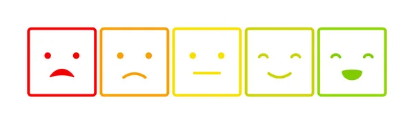 Emoticons Mood Scale White Background Stock Vector by ©Pureimagination ...