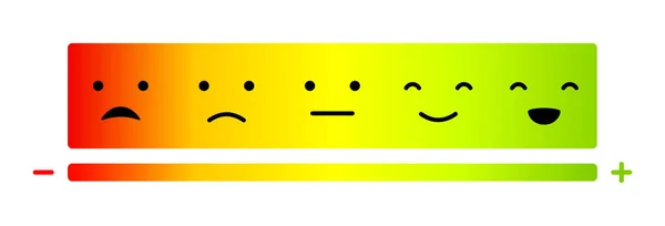 Emoticons Mood Scale White Background Stock Vector by ©Pureimagination ...