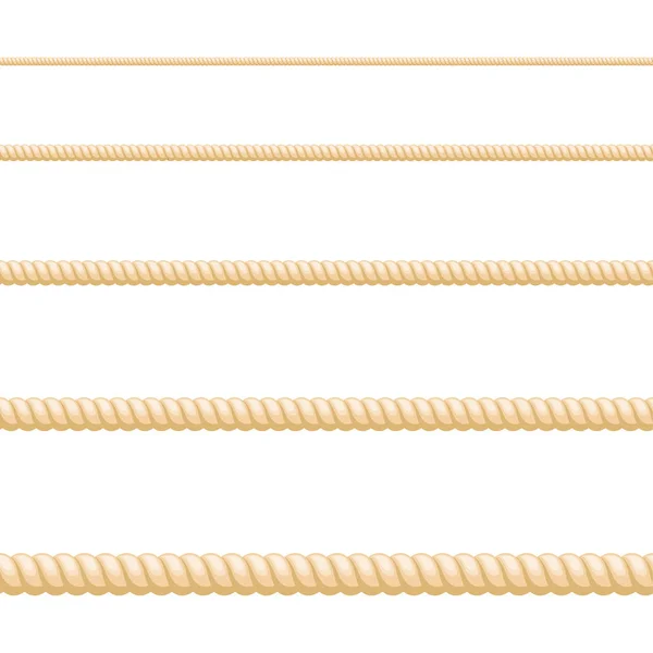 Vector illustration of ropes Stock Vector Image by ©yuliaglam #10486261