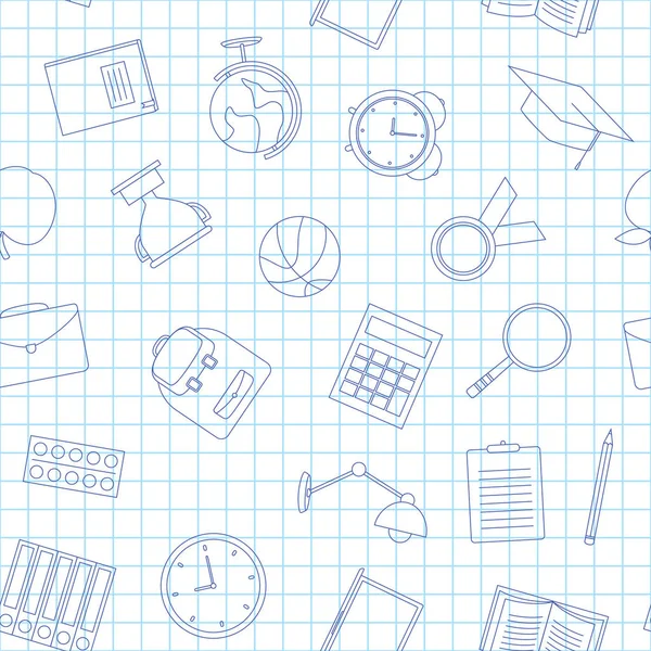 Mathematical doodles seamless pattern — Stock Vector © kytalpa #24354637