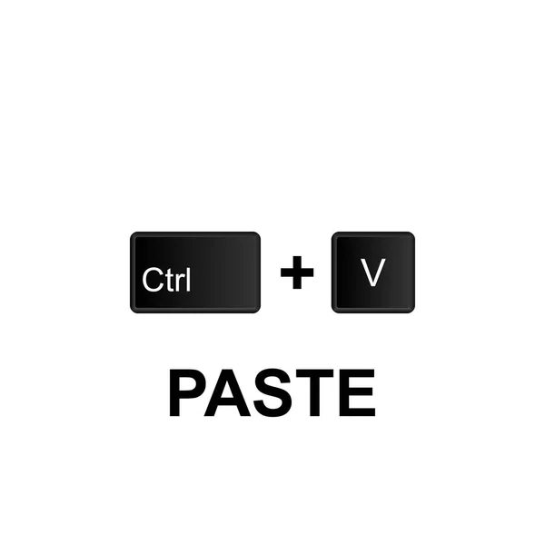 Ctrl Cmd Shortcut Keys Copy Paste Keyboard Keys Concept Vector Stock ...