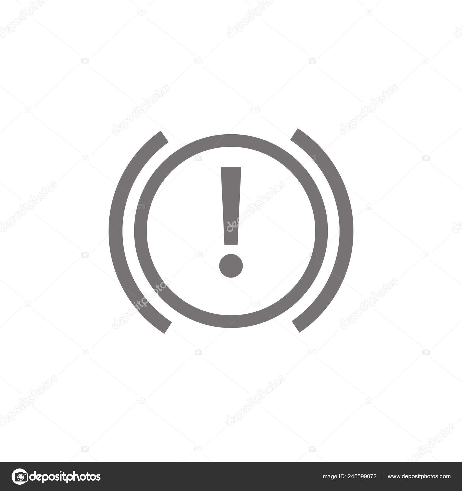 Warning Icon White Background Stock Vector Image by ©eaglebaku@gmail ...