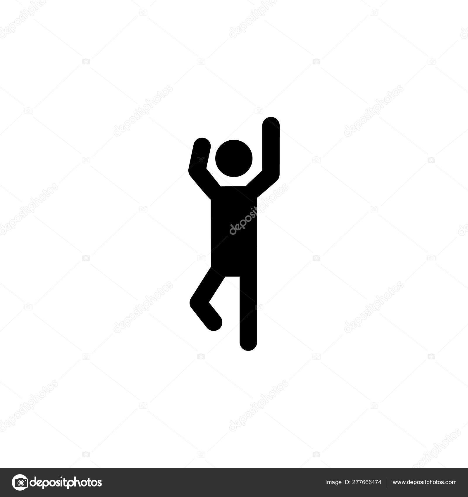 Man with raised arms icon Stock Vector Image by ©eaglebaku@gmail.com ...