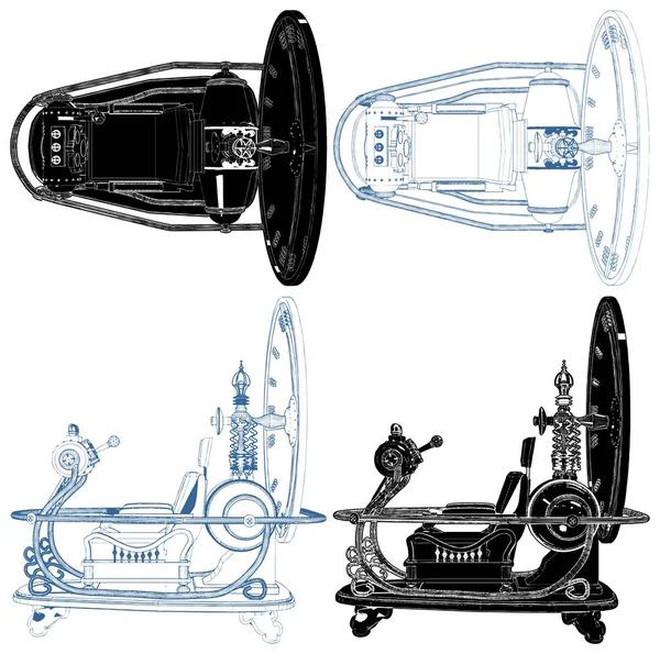 Time machine invention Vector Art Stock Images | Depositphotos