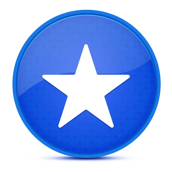Star aesthetic glossy blue round button abstract illustration - Stock ...