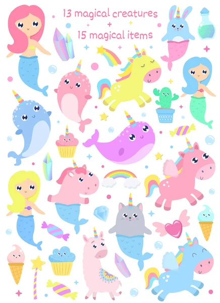 Magical creatures Vector Art Stock Images | Depositphotos