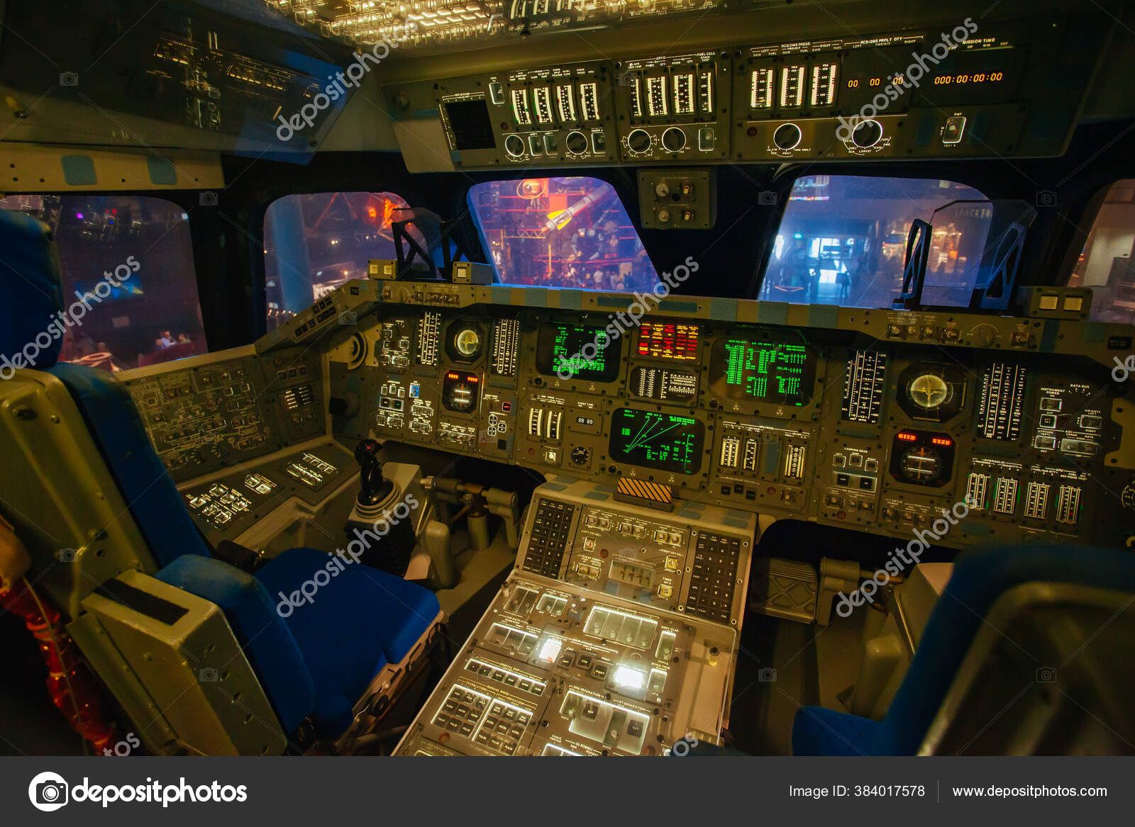Space Shuttle Cockpit View