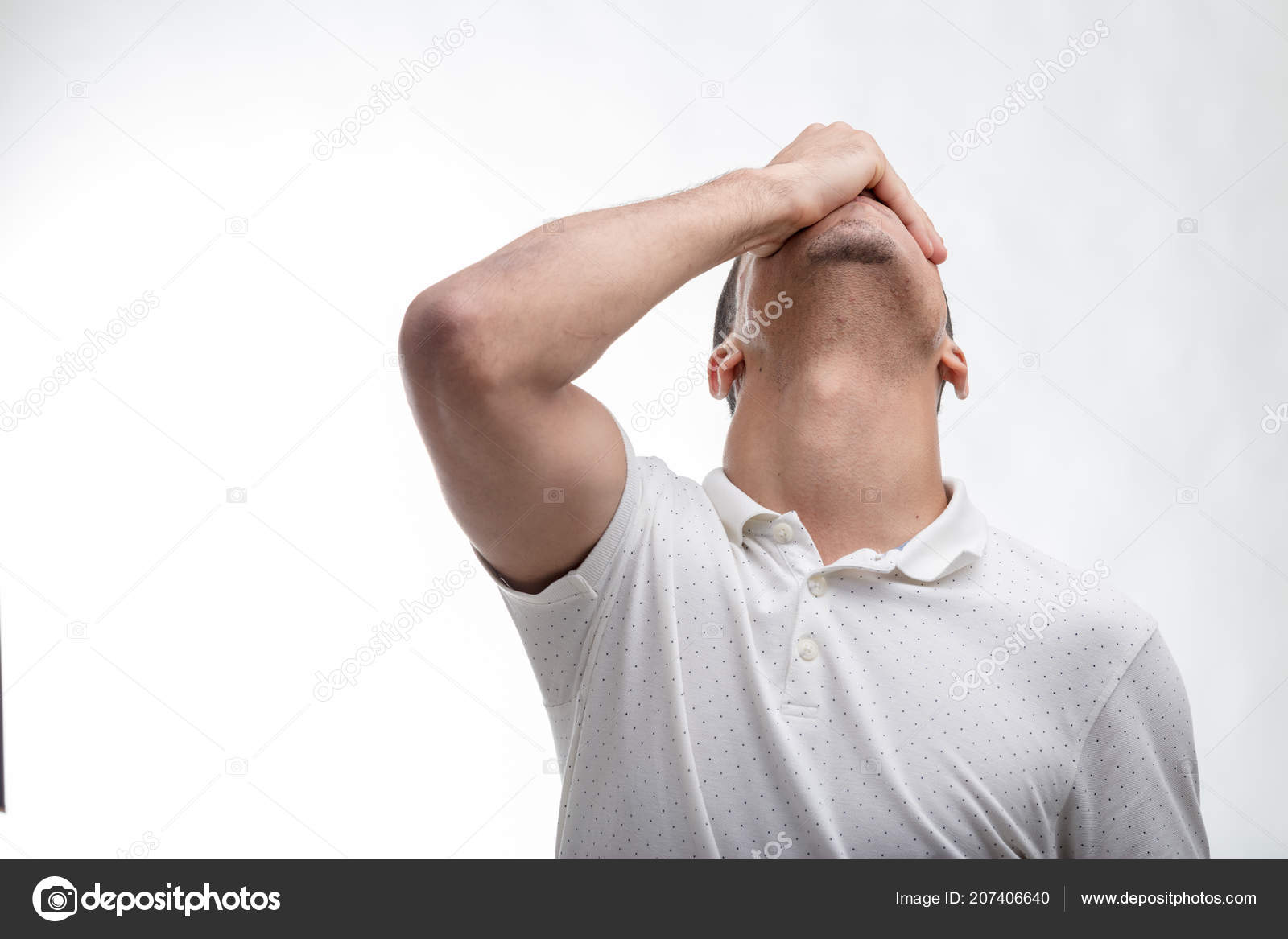 Hands On Back Of Head