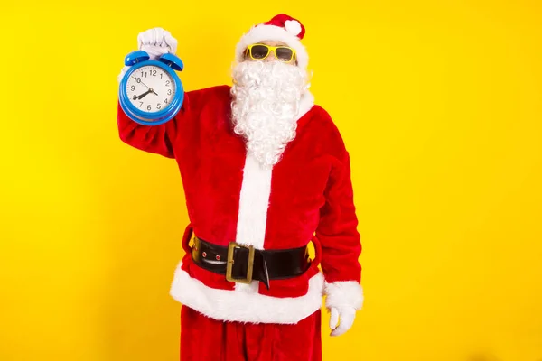 Christmas santa clock Stock Photos, Royalty Free Christmas santa clock ...