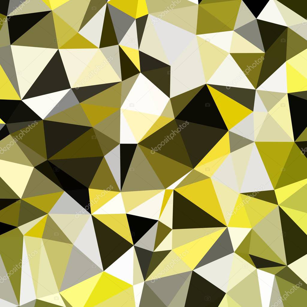 Impresionante mosaico geomérico abstracto poligonal. Triángulo bajo ...