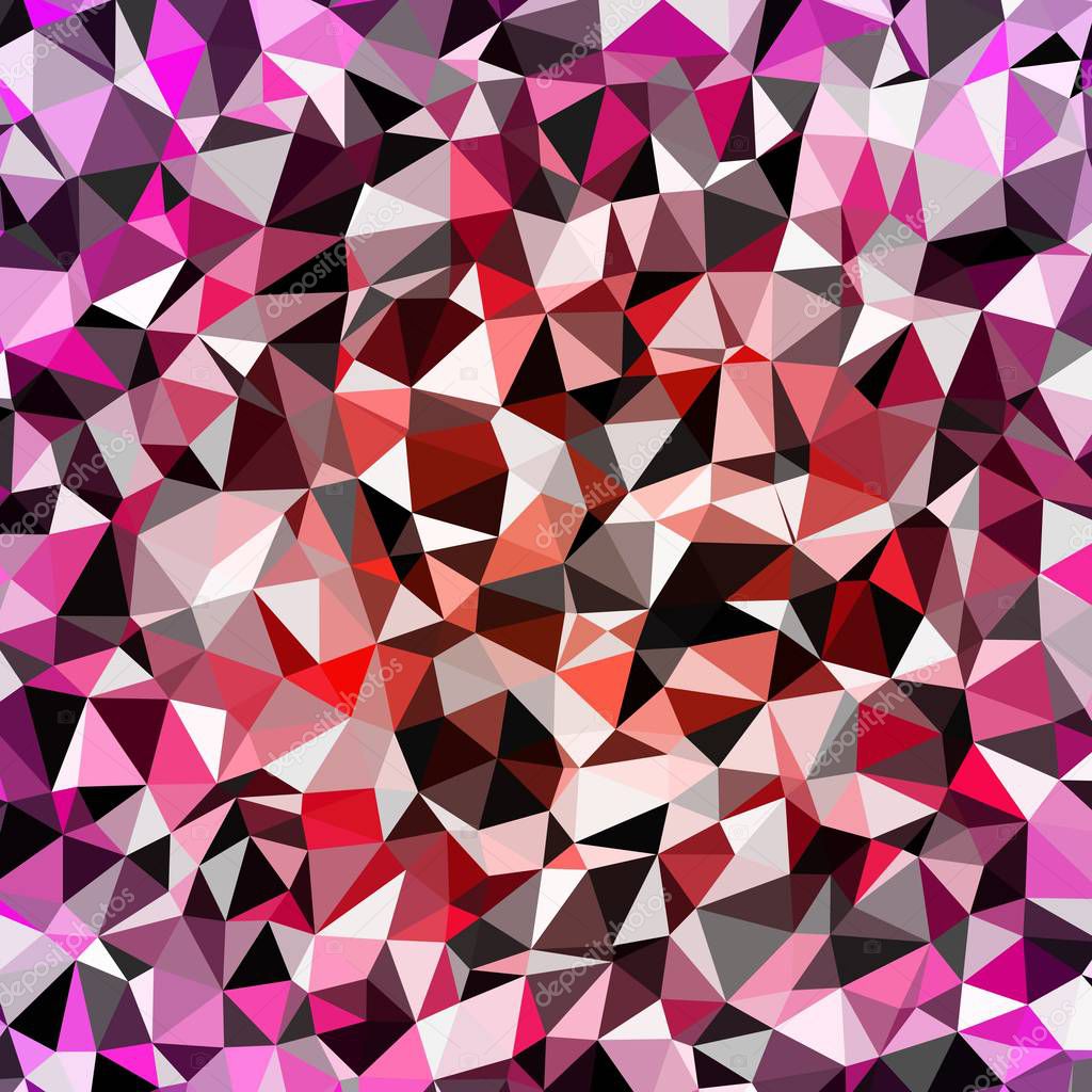 Impresionante mosaico geomérico abstracto poligonal. Triángulo bajo ...