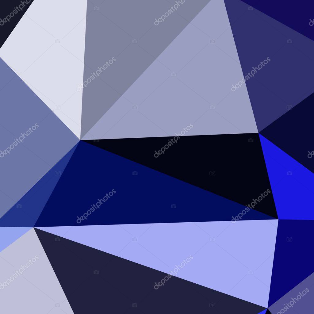 Impresionante mosaico geomérico abstracto poligonal. Triángulo bajo ...