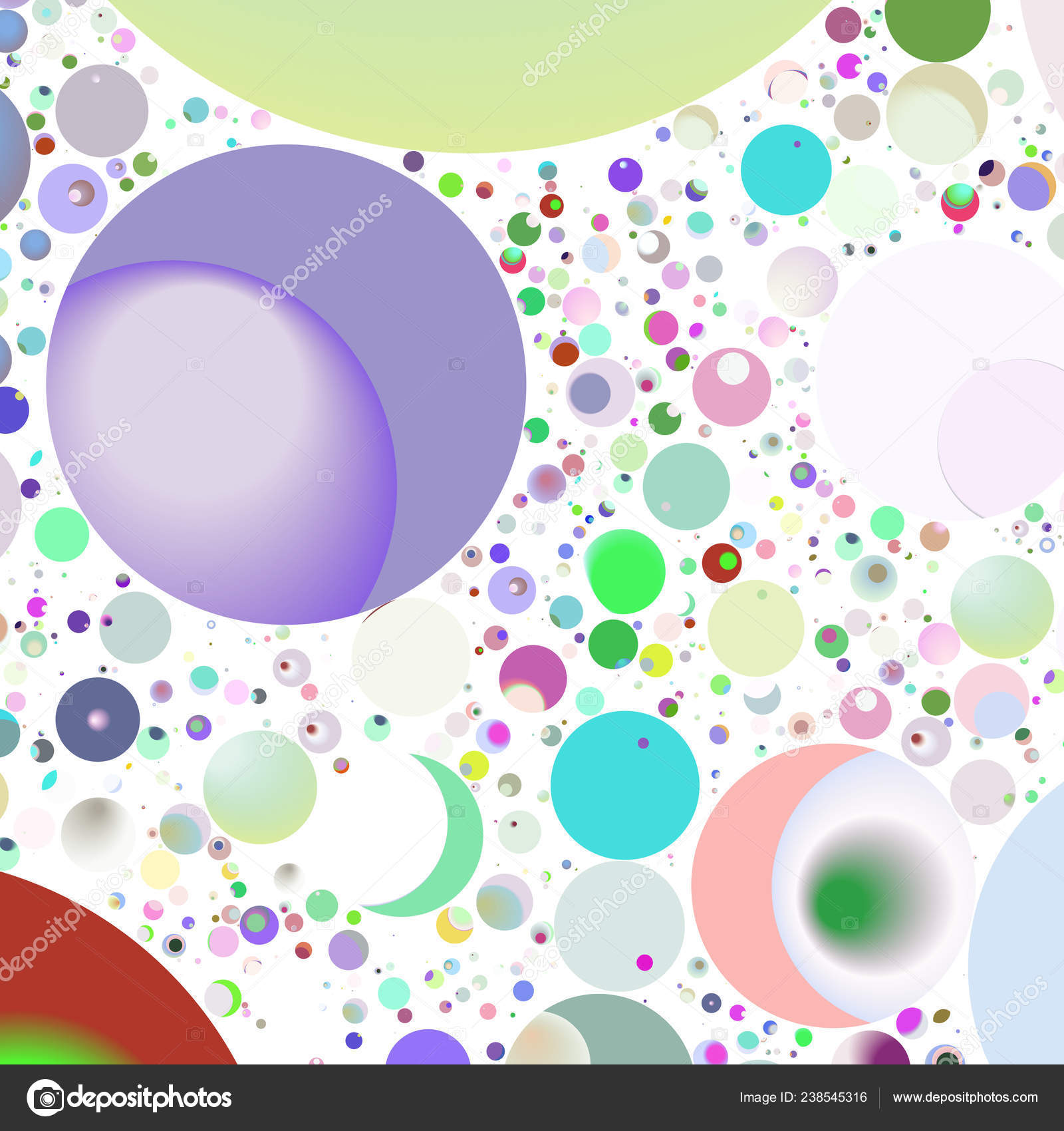 Circle Transparency Abstract Background Trend Seamless Pattern — Stock ...