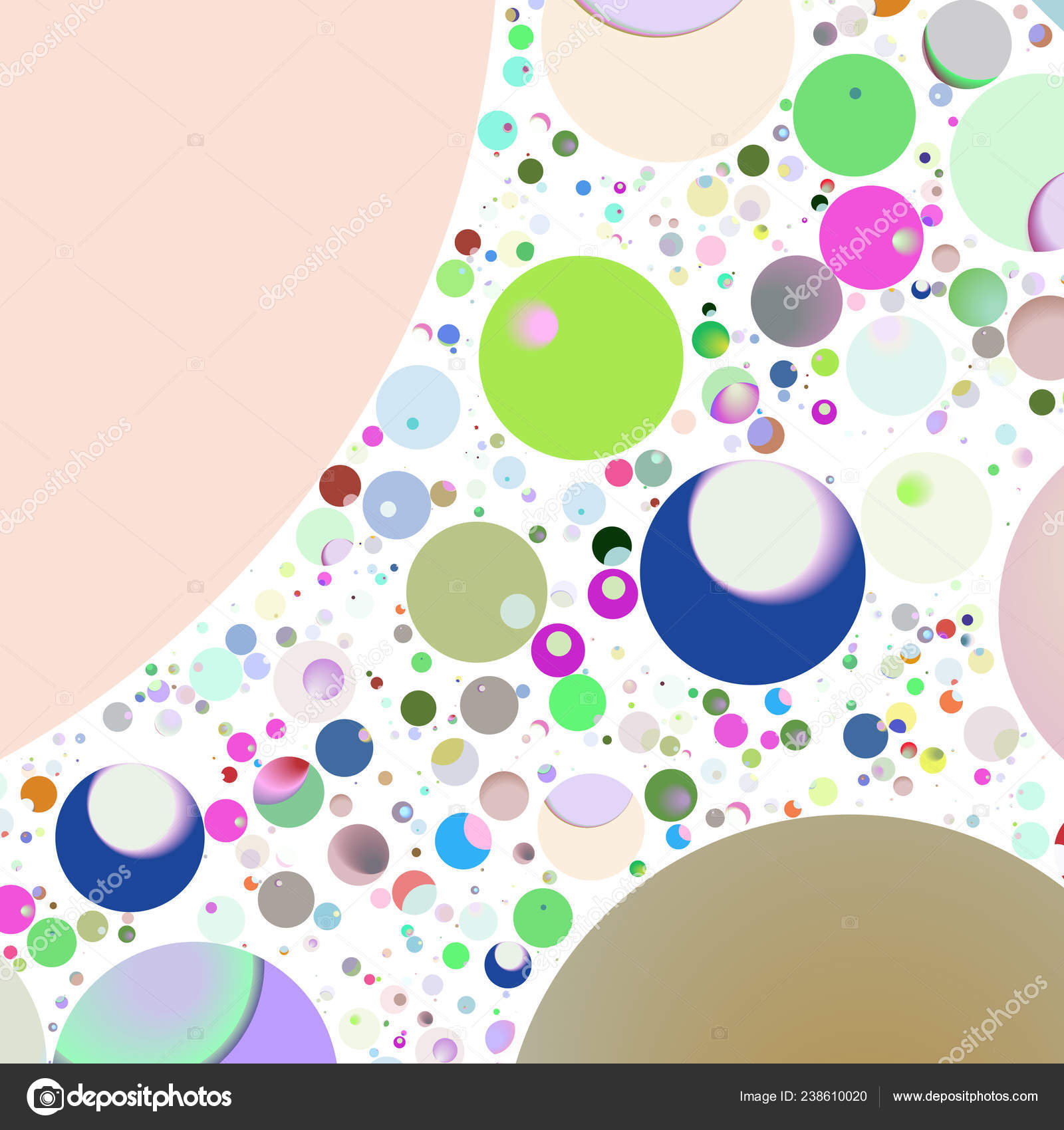 Circle Transparency Abstract Background Trend Seamless Pattern — Stock ...