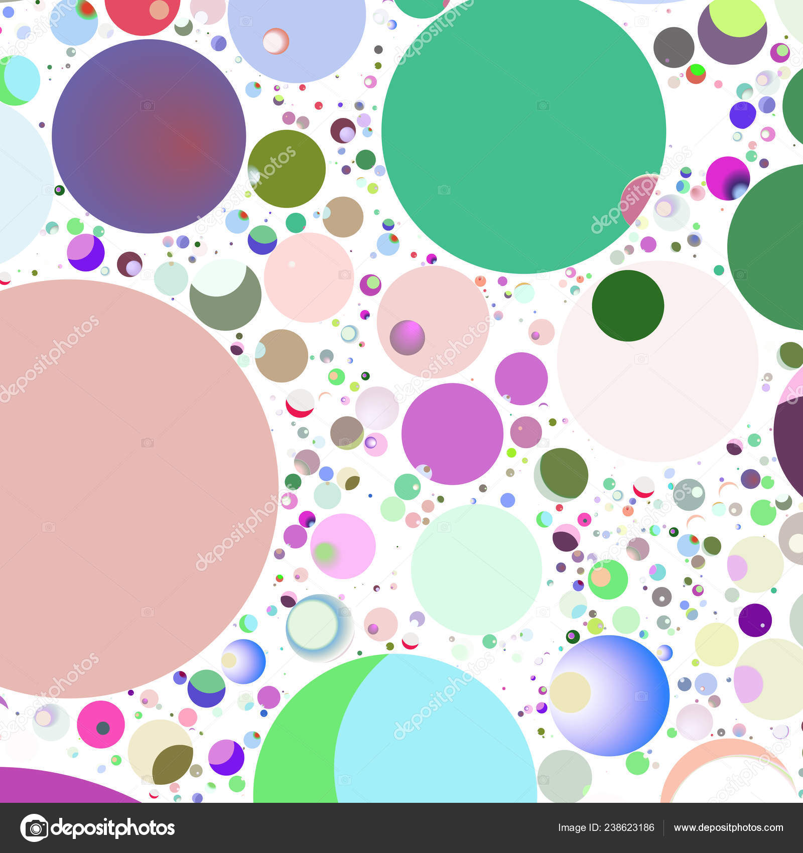 Circle Transparency Abstract Background Trend Seamless Pattern — Stock ...