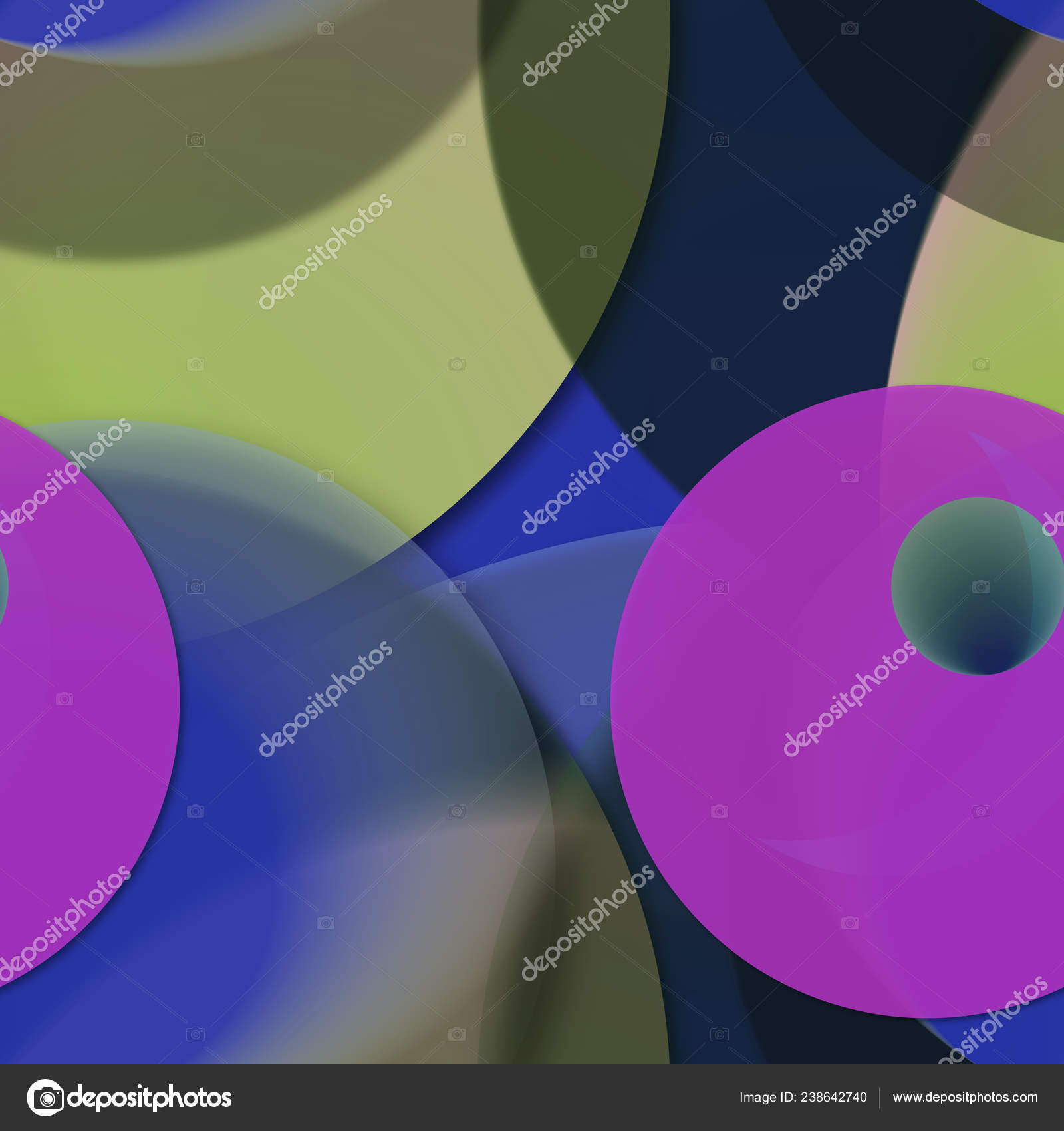 Circle Transparency Abstract Background Trend Seamless Pattern — Stock ...