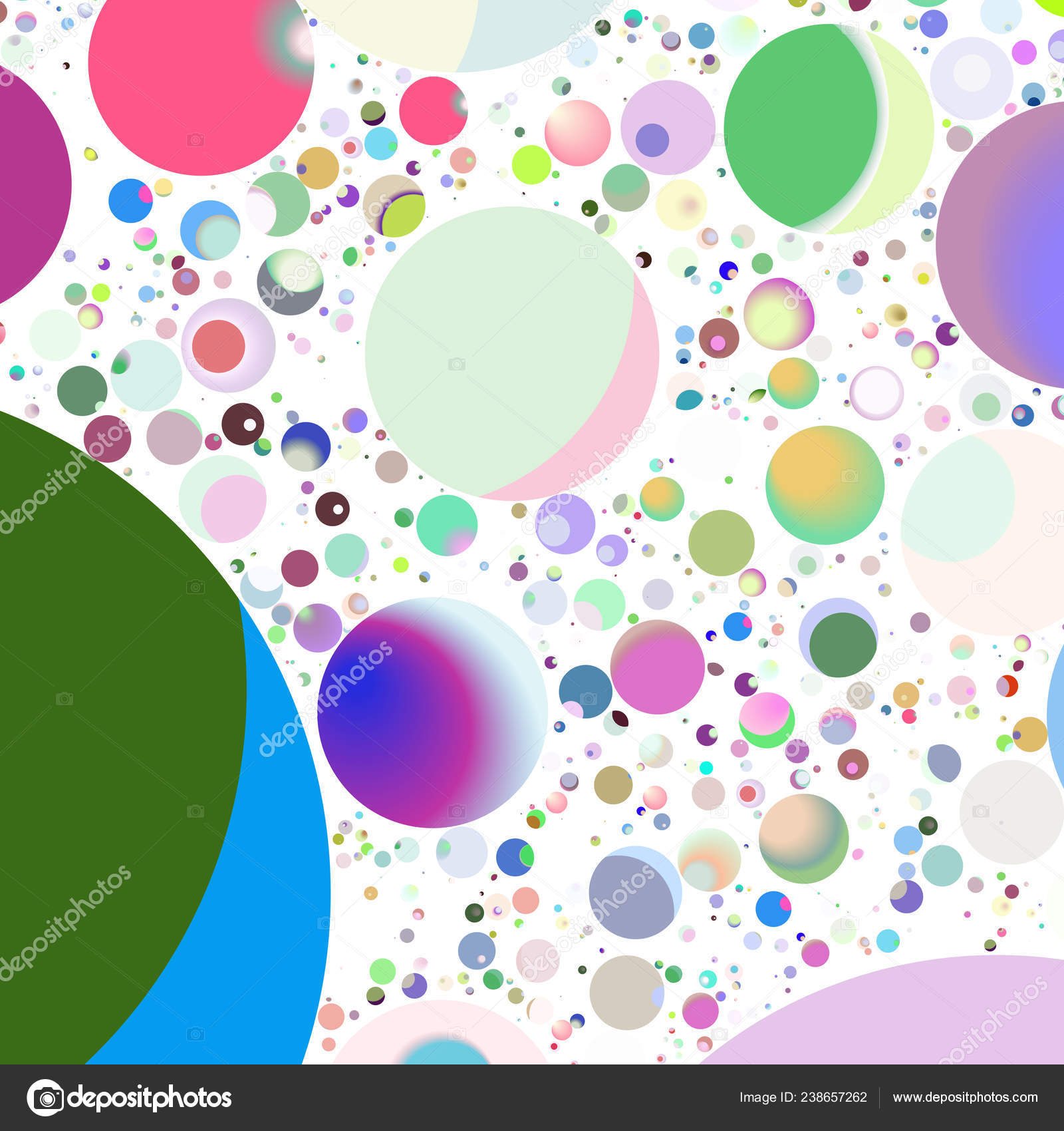 Circle Transparency Abstract Background Trend Seamless Pattern — Stock ...