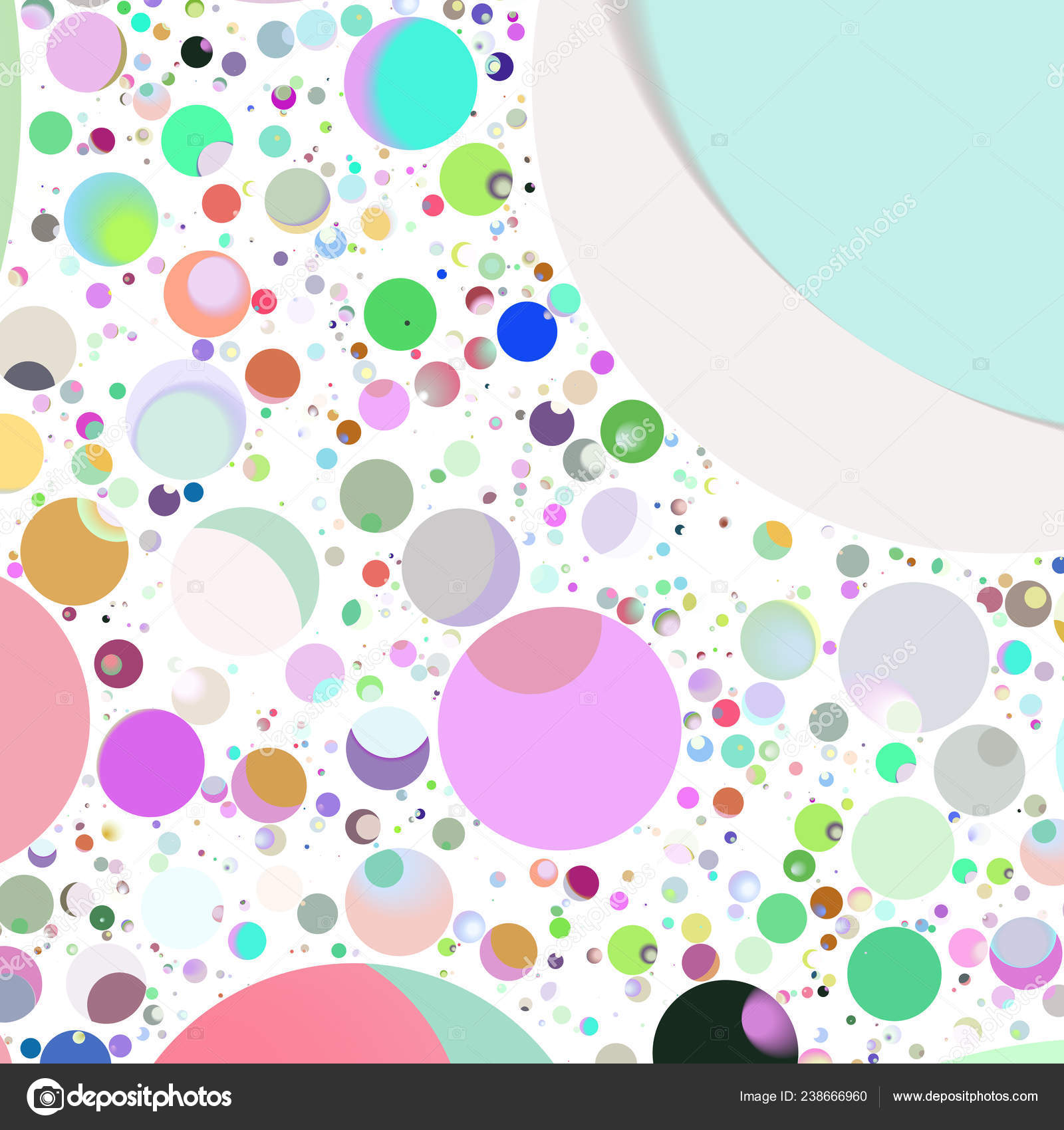 Circle Transparency Abstract Background Trend Seamless Pattern — Stock ...