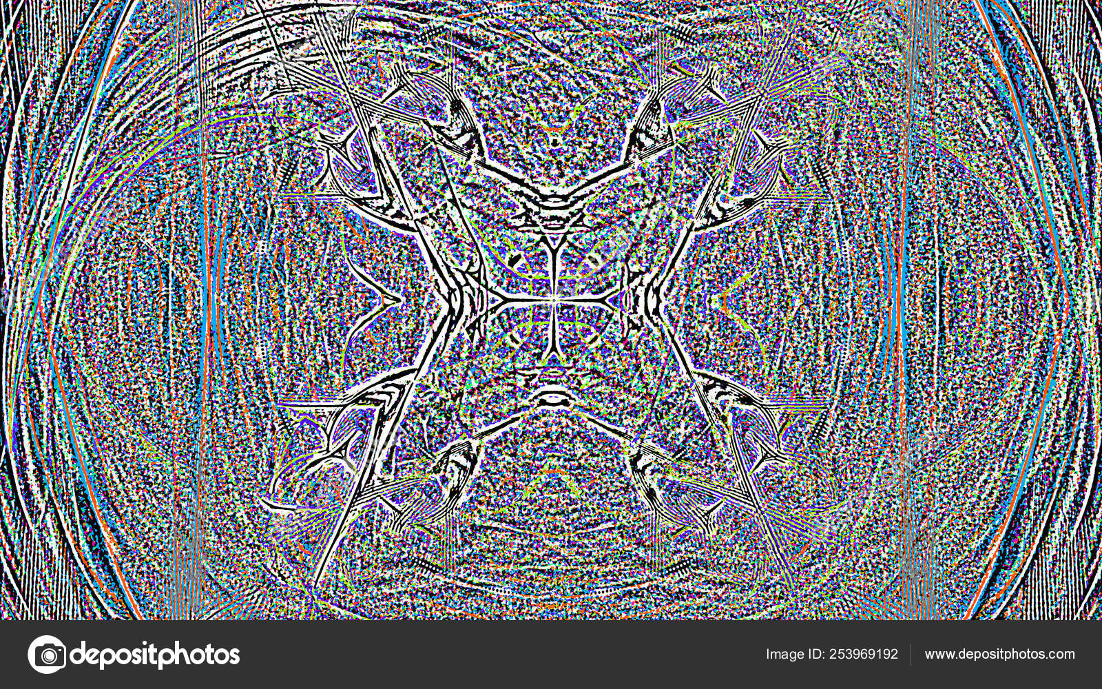 Fantasy chaotic colorful fractal pattern. Abstract fractal shapes. 3D ...