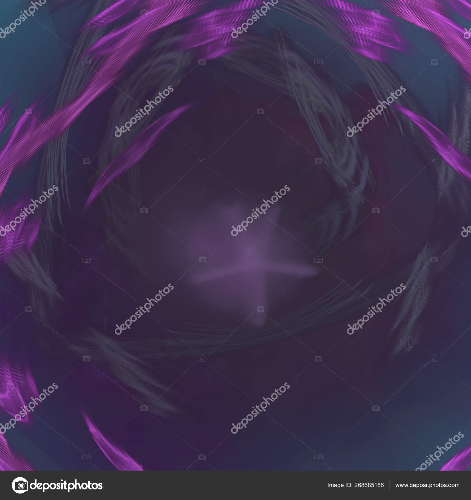 Fantasy chaotic colorful fractal pattern. Abstract fractal shapes. 3D ...