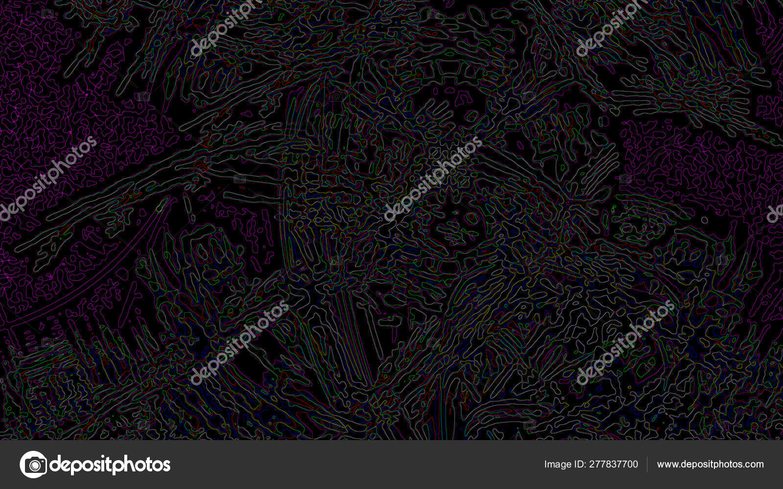 Fantasy chaotic colorful fractal pattern. Abstract fractal shapes. 3D ...