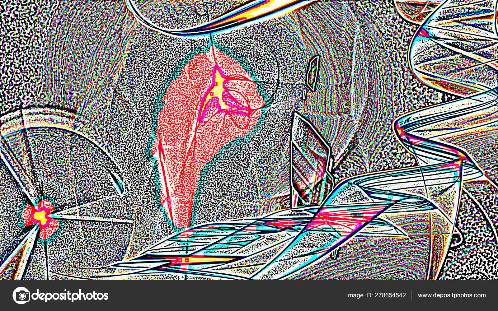 Fantasy chaotic colorful fractal pattern. Abstract fractal shapes. 3D ...