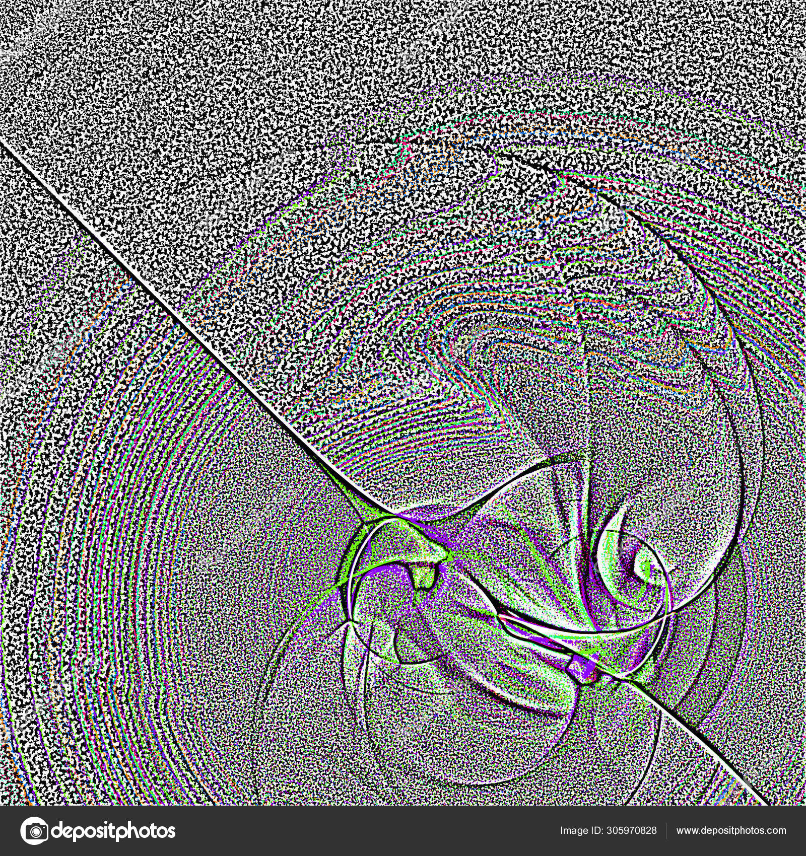 Fantasy chaotic colorful fractal pattern. Abstract fractal shapes. 3D ...