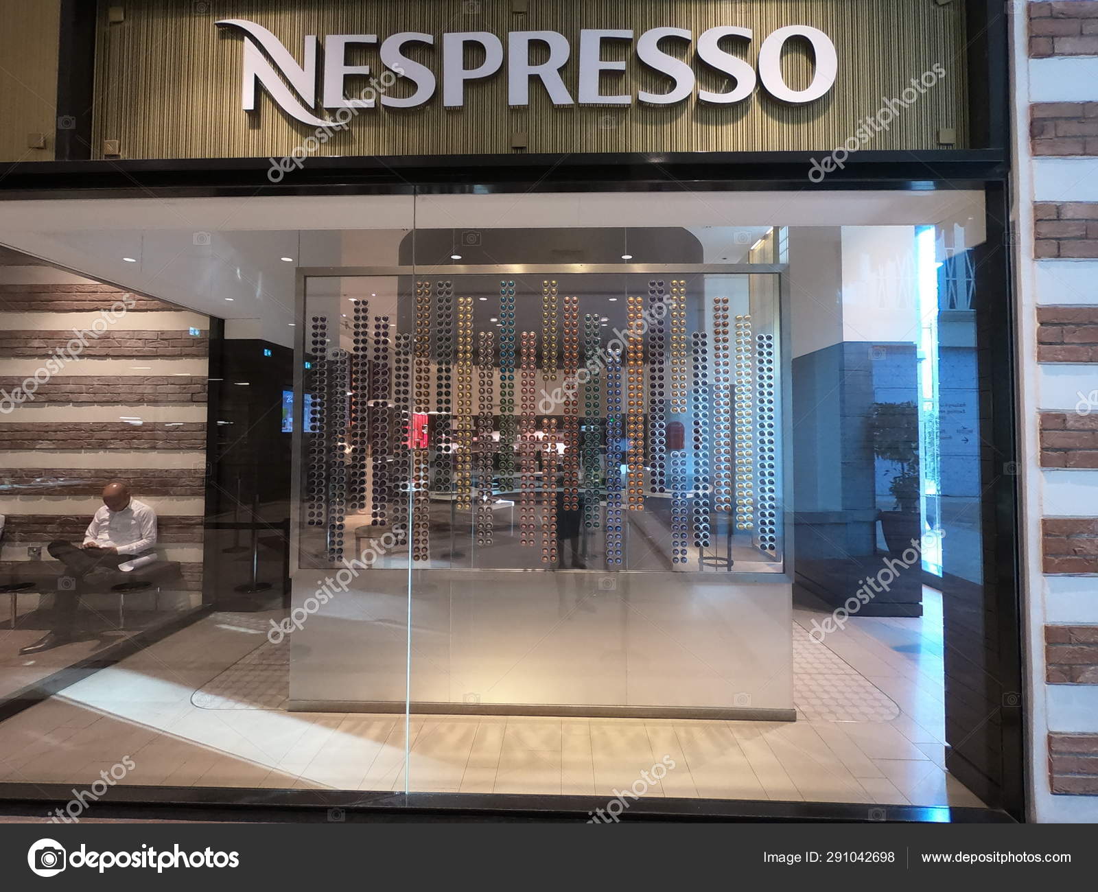 Dubai UAE - July 2019: Nespresso shop in the city center mall ...