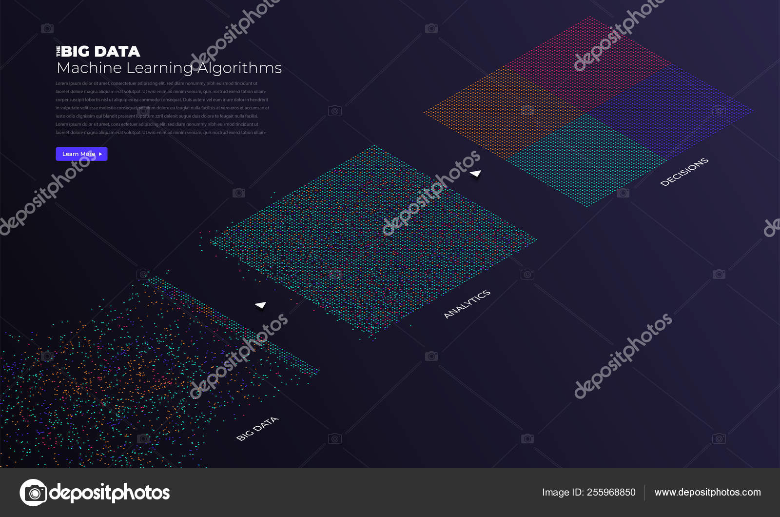 Illustrations Concept Big Data Analytics Stock Vector Image by ©emojoez ...