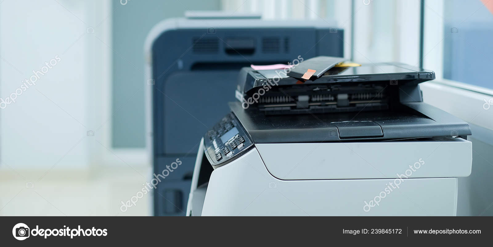Printer Scanner Laser Copy Machine Office Stock Photo by ©JoPanuwatD ...