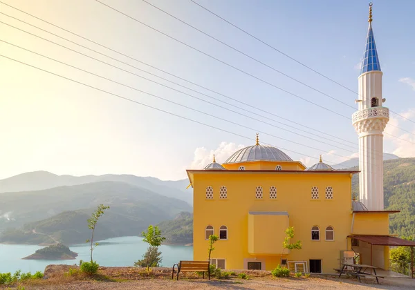 Mosque between mountains Stock Photos, Royalty Free Mosque between ...