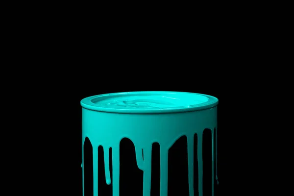 Colorful Paint Cans Dripping