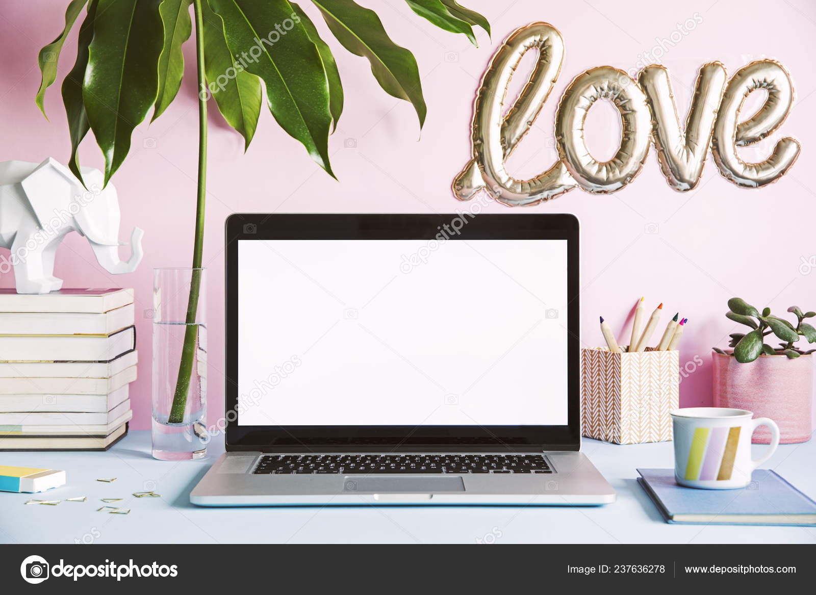 Pink Desktop Accessories