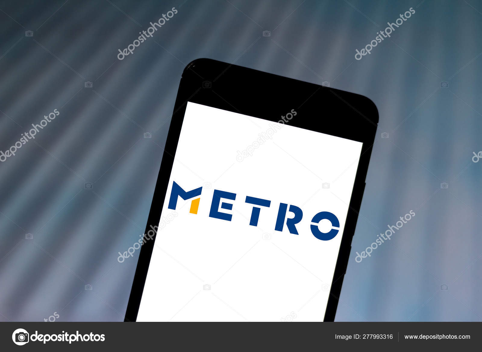 June 24, 2019, Brazil. In this photo illustration the Metro AG logo is ...