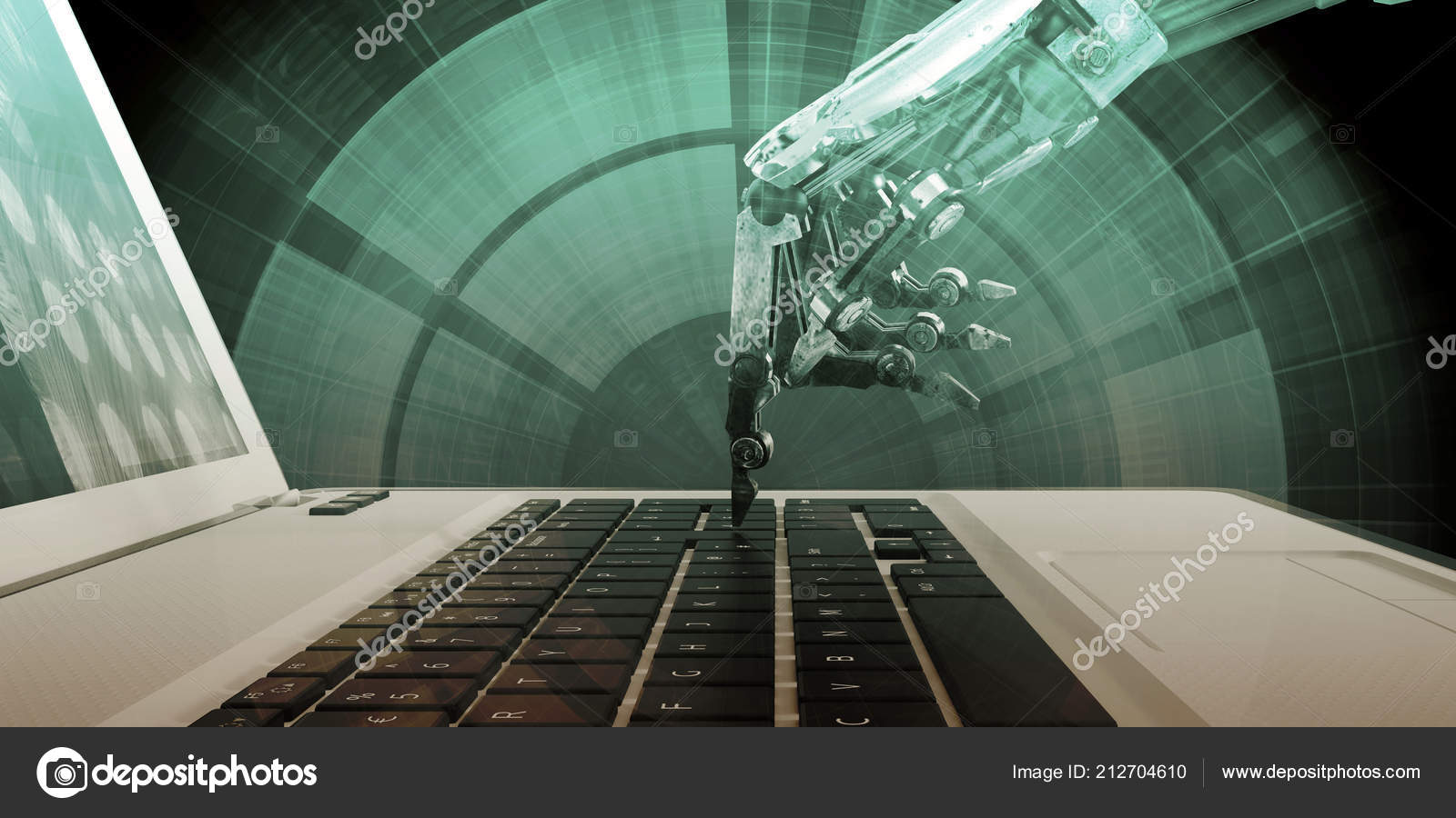 Science Technology Merging Abstract Art — Stock Photo © kentoh #212704610