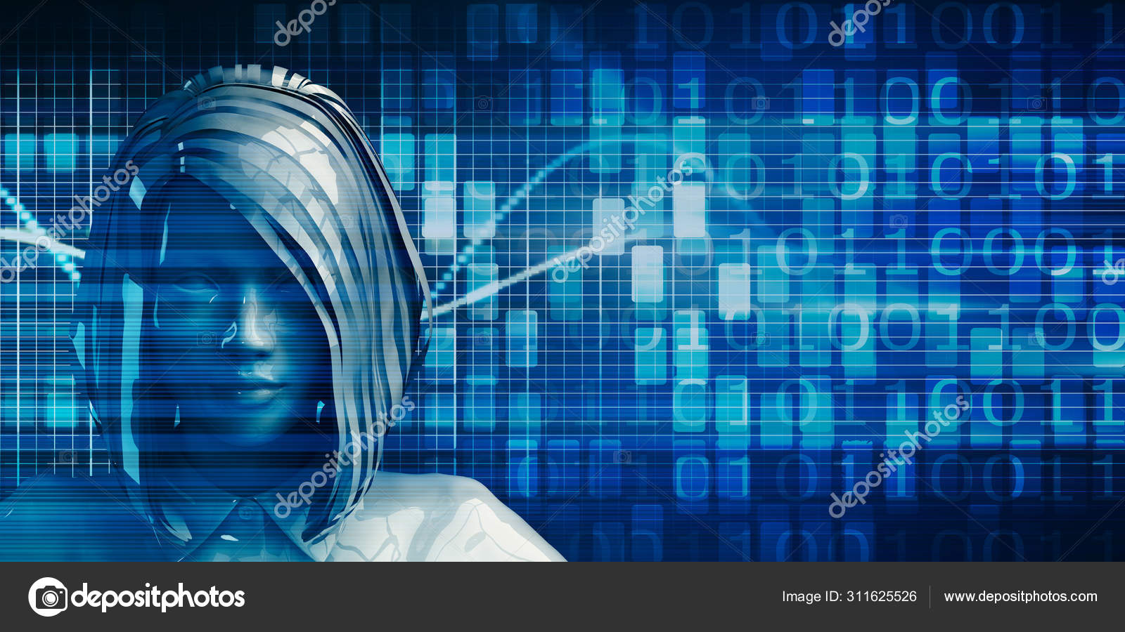 Empowered By Using Data Analytics Technology — Stock Photo © kentoh ...