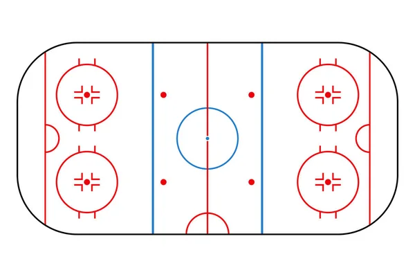 Ice rink diagram Vector Images | Depositphotos