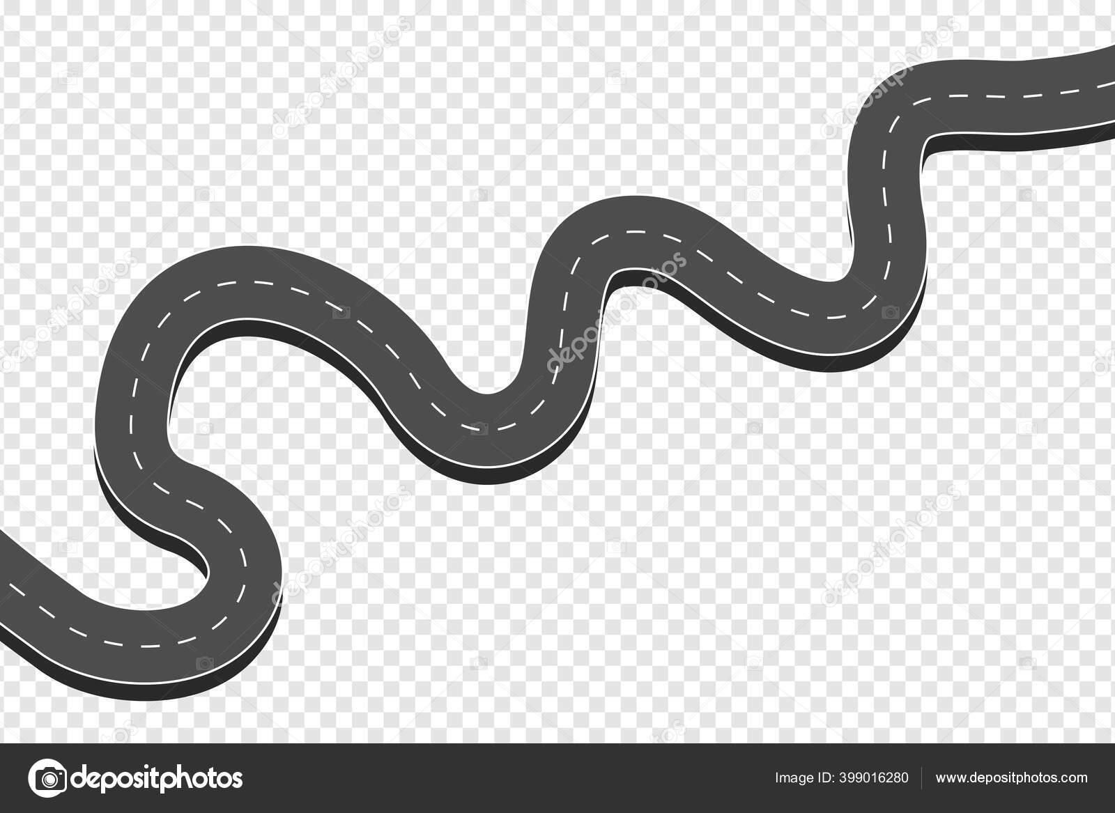 Road Vector Top View