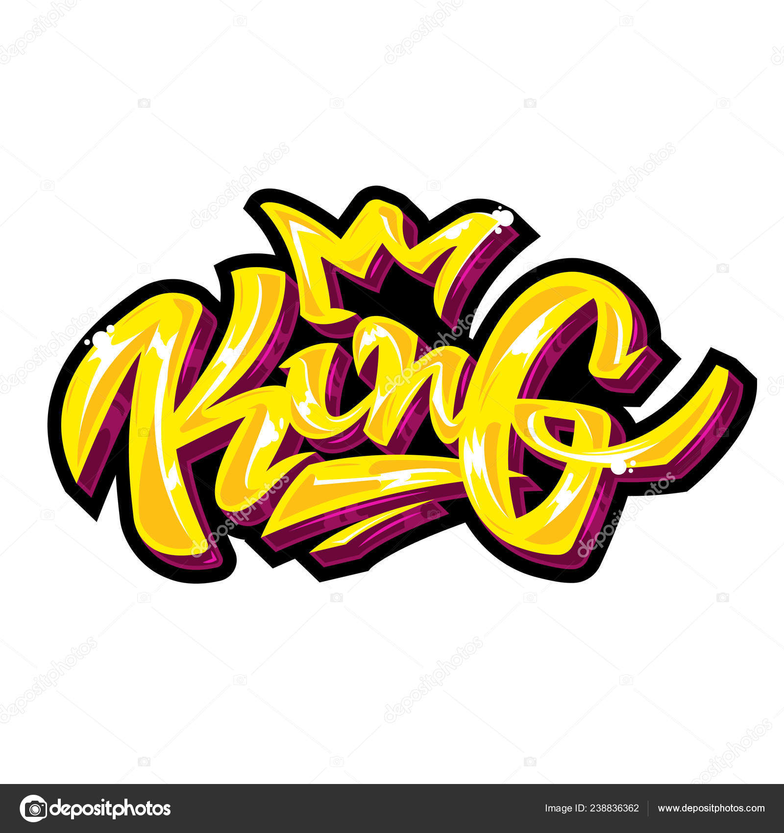 Graffiti King Letters