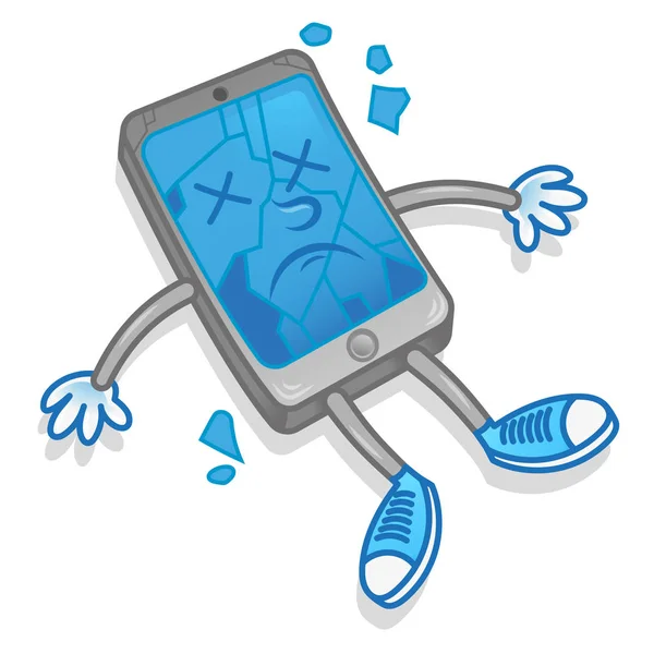 Icono telefono roto imágenes de stock de arte vectorial | Depositphotos