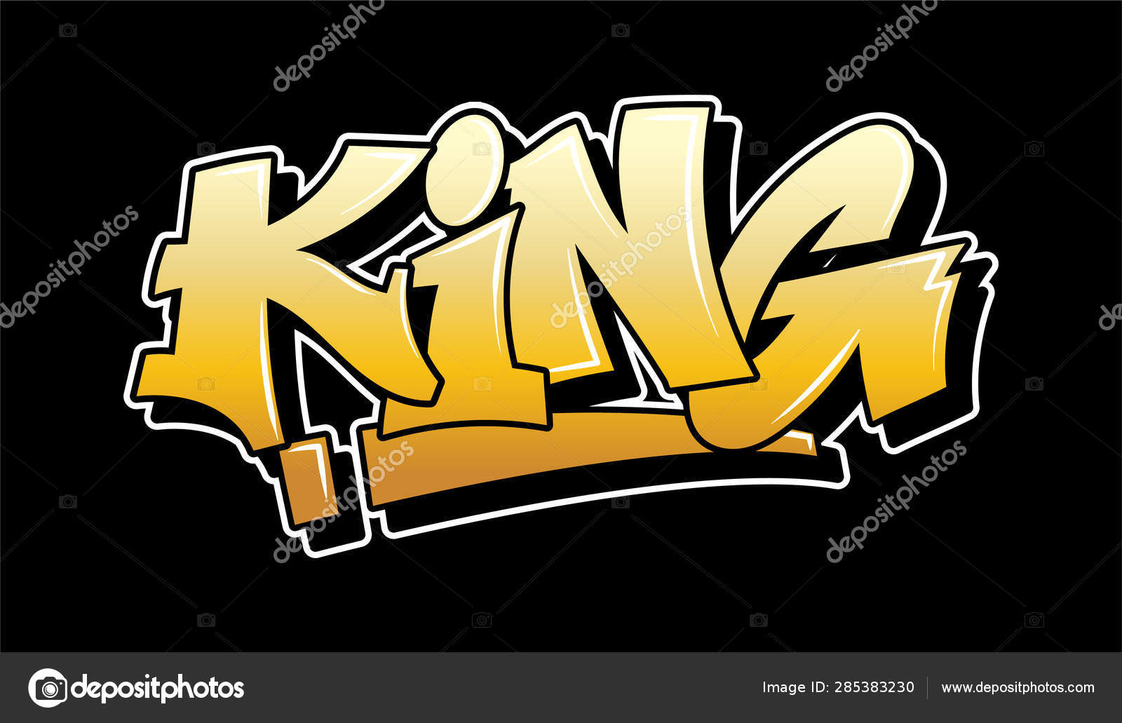 Graffiti style lettering text design Stock Vector by ©Dovbush94 285383230