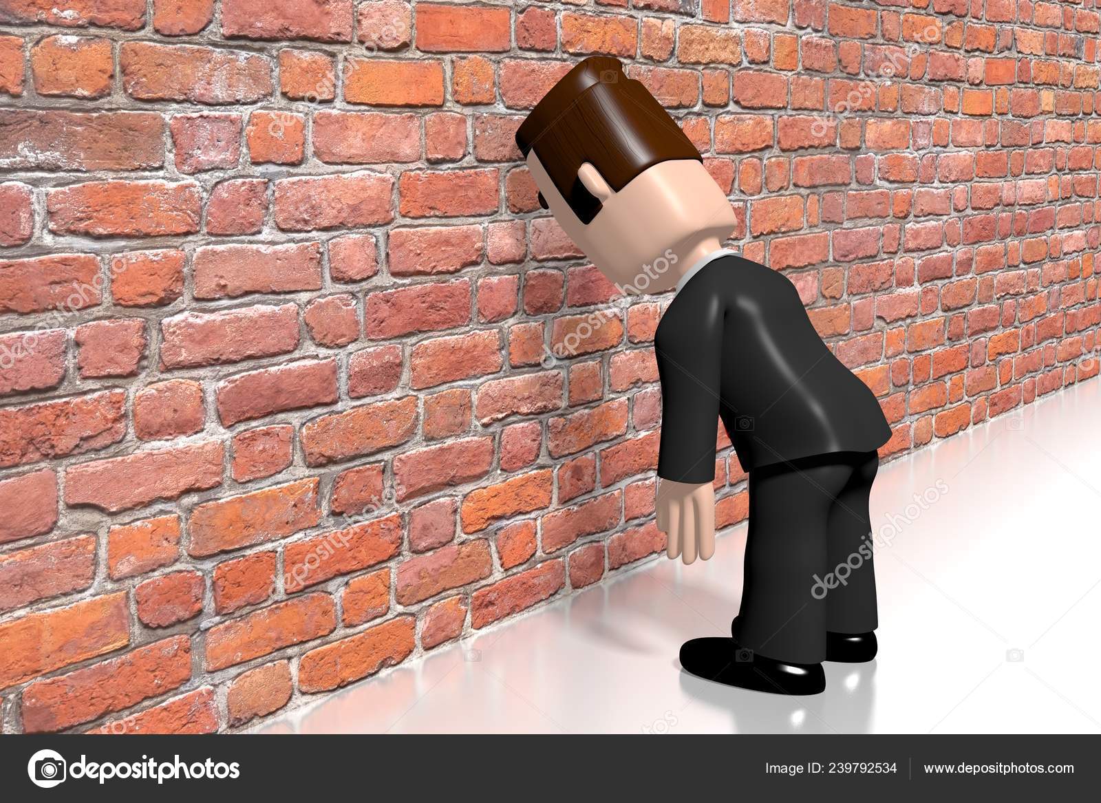 Hitting Head On Wall