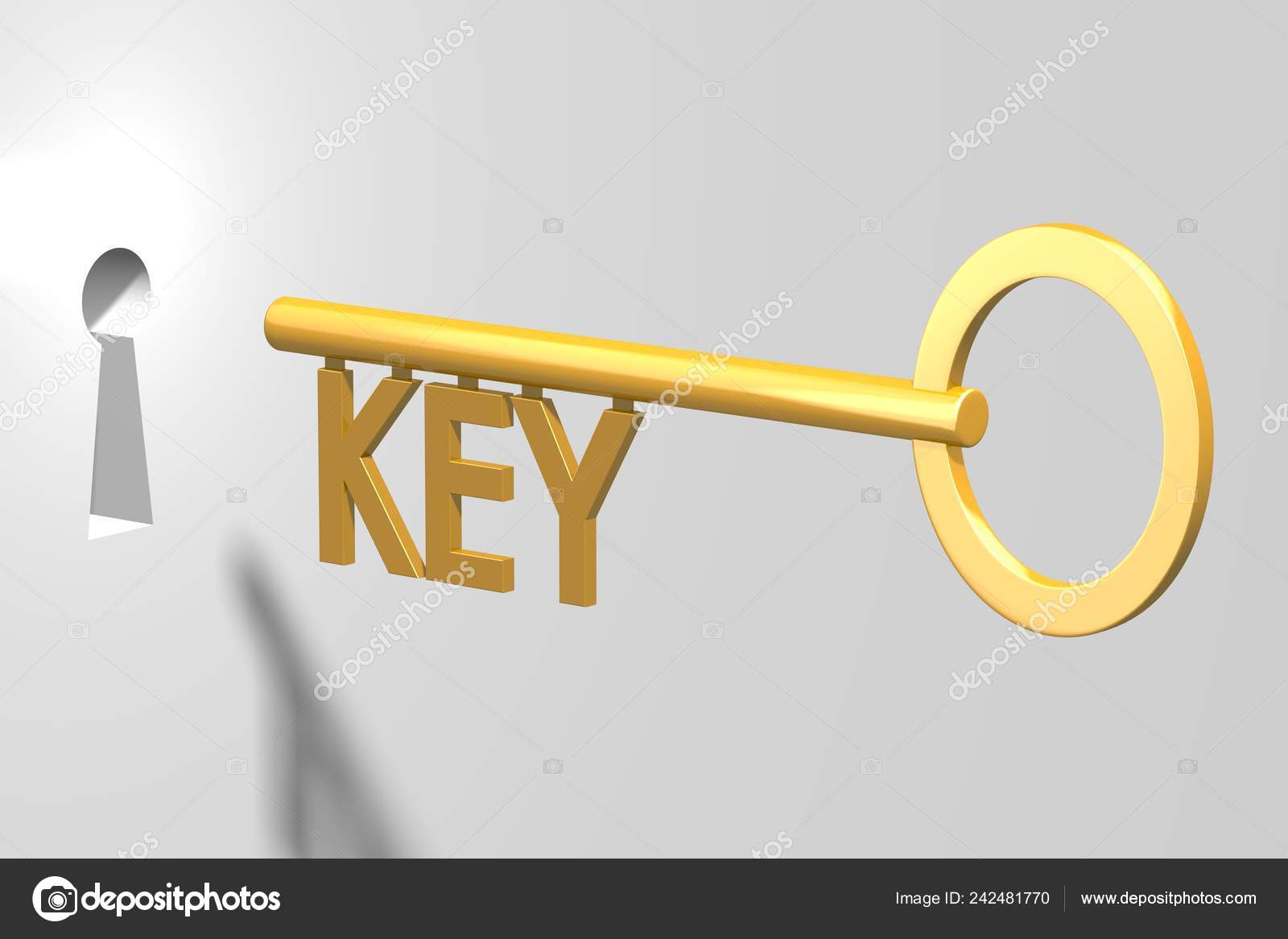 Key Solution Concept — Stock Photo © 3d_generator #242481770
