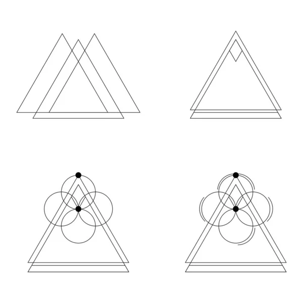 The eternal triangle Vector Art Stock Images | Depositphotos